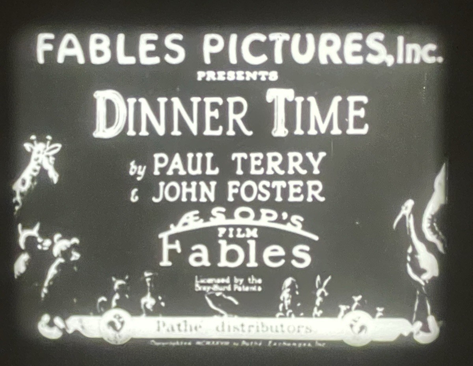 16mm Film Cartoon: Dinner Time, 1928, B&W | eBay