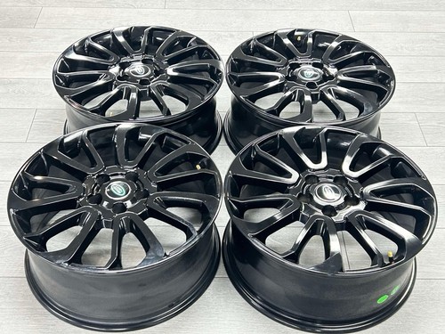 22x9.5 Range Rover Sport HSE 5x120 +45 Set Of 4 Gloss Black Gloss Face ...