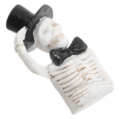 Desktop Skeleton Decoration Resin Skeleton Statue Cool Halloween ...