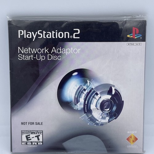 PS2 Sony PlayStation 2 Network Adapter Start Up Disc New Factory Sealed ...