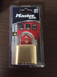 Master Lock Combination Padlock with Reset Tool 175D | eBay