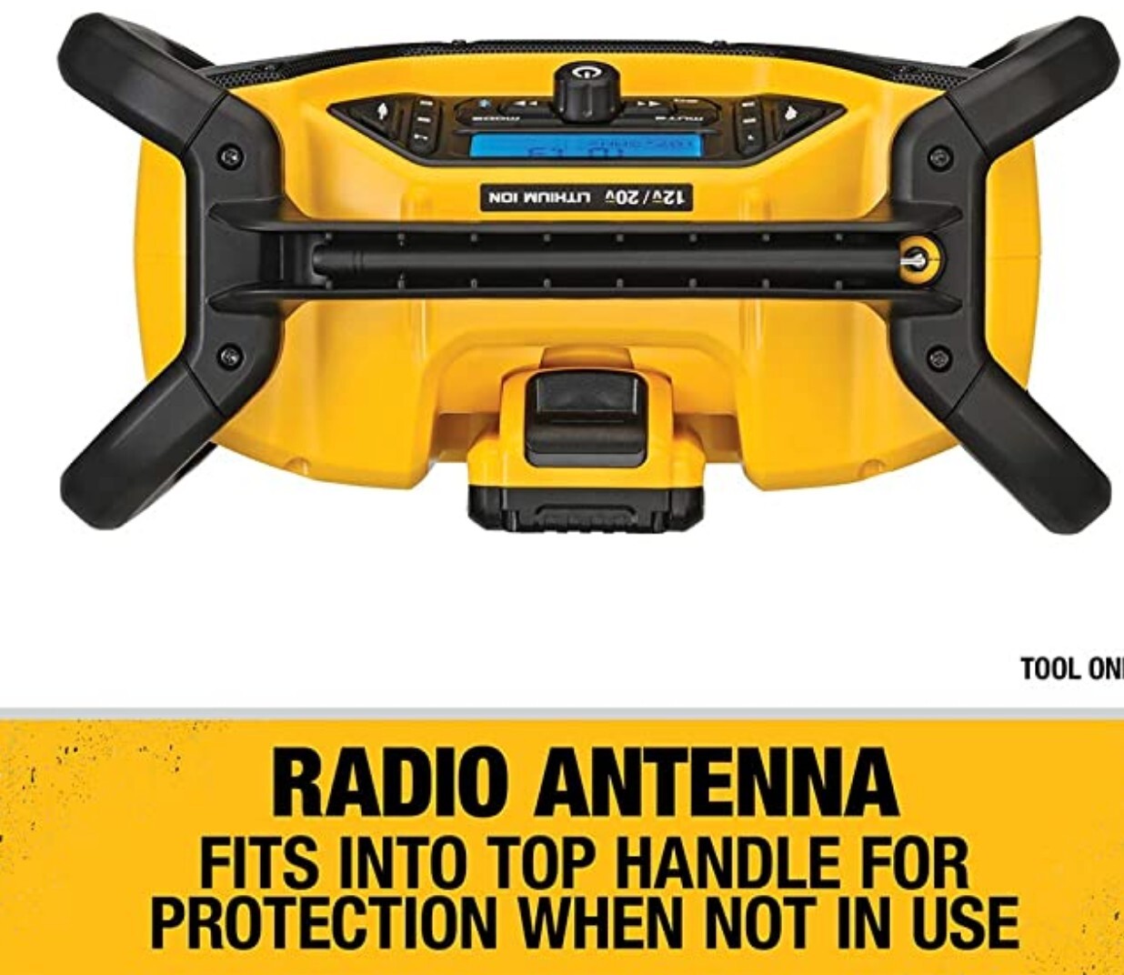DEWALT DCR028B 12V/20V MAX* Portable Radio Bluetooth Cordless Jobsite ...