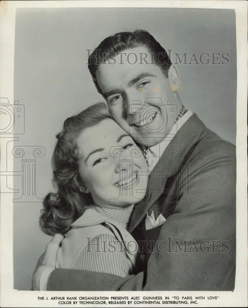 1955 Press Photo Vernon Gray and Odile Versois star in "To Paris With ...