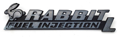 1974-1983 VW Volkswagen MK1 Rabbit Rear Emblem Fuel Injection Badge ...
