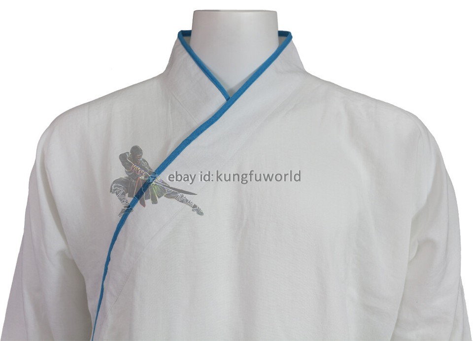 Wudang Taoist Robe Kung fu Suit Martial arts Wing Chun Tai chi Uniform ...