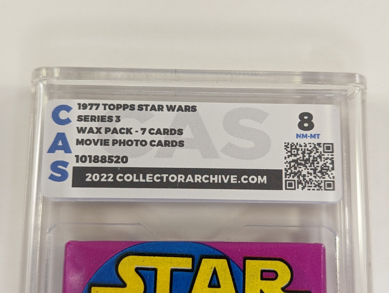1977 Topps Star Wars Series 3 Sealed Unopened Wax Pack CAS 8 | eBay
