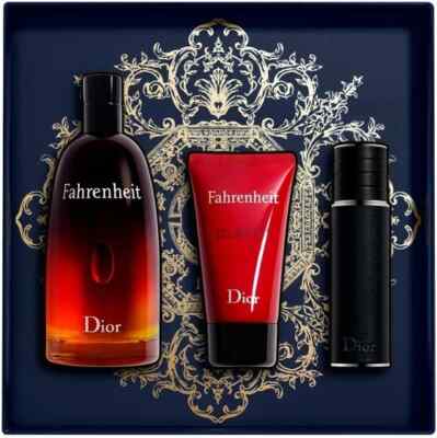Dior Fahrenheit For Men by Christian 3pc Eau de Toilette Gift Set | eBay