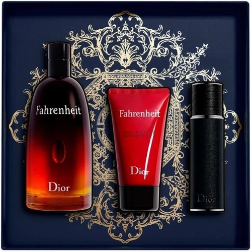 Dior Fahrenheit For Men by Christian 3pc Eau de Toilette Gift Set | eBay