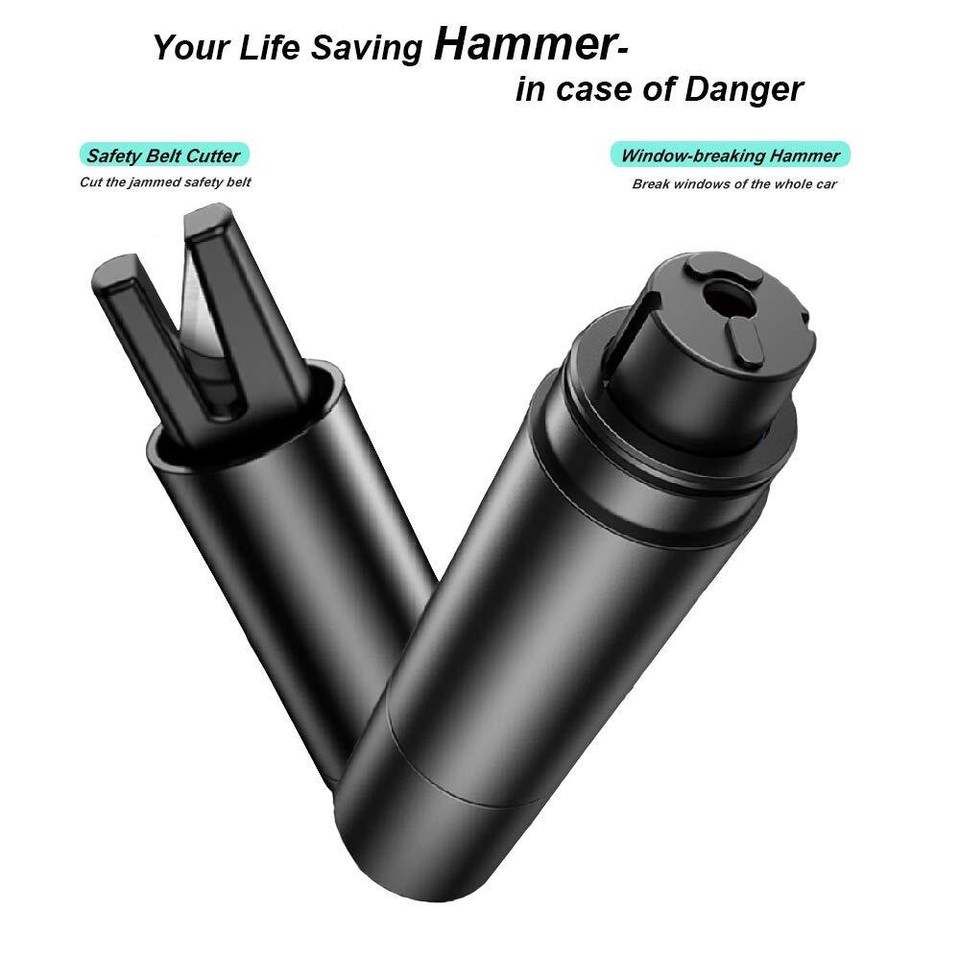 3X Car Safety Hammer Window Glass Breaker Seat Belt Emergency Escape ...