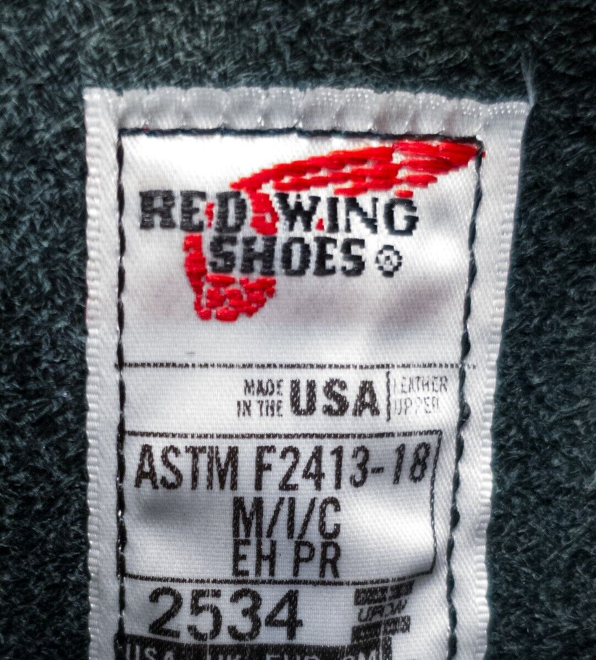 Red Wing 2534 Zip-Up Fire Boots (Steel Toe) (USA) (aka The New 4473) | eBay