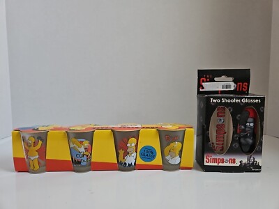 Simpsons Shot Glass And Shooter Set | eBay