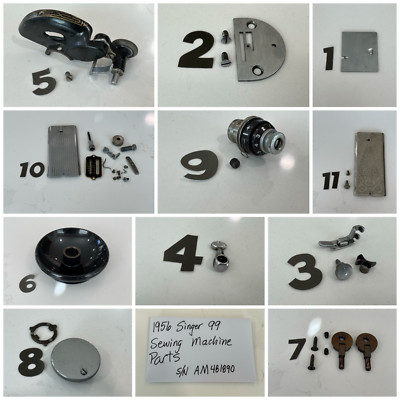 1956 SINGER 99 SEWING MACHINE PARTS | eBay