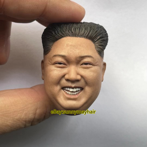1:6 Head Sculpt Happy Kim Jong-un Carved For 12" Male Action Figure ...