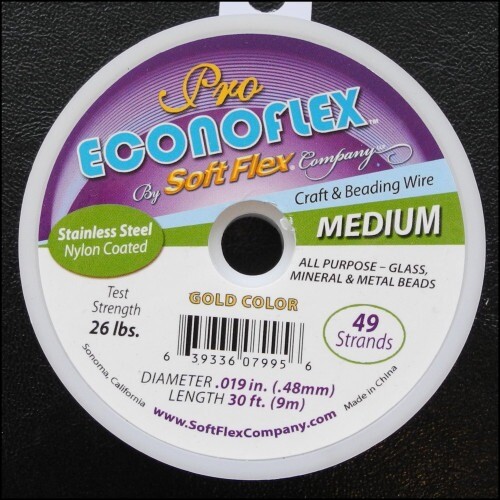 Pro Econoflex Gold Wire by Soft Flex 30 ft, 49 Strands, 0.45mm ...