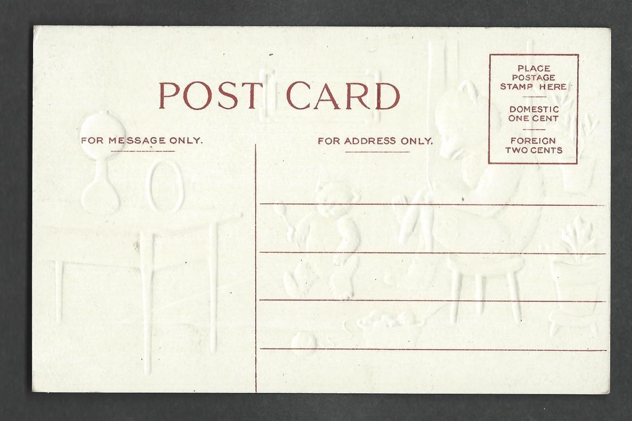 Postcard Heal Bears Days of the Week - Wednesday Sewing/Rattle | eBay