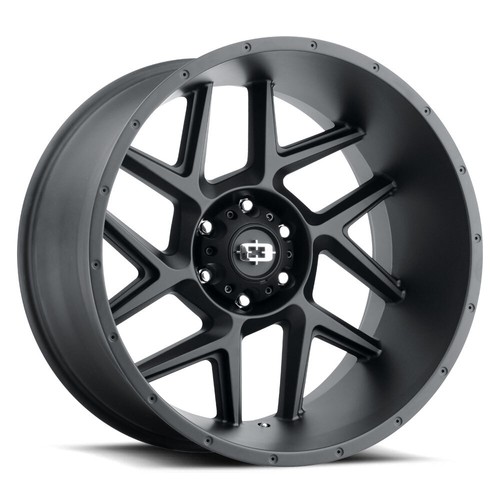 1 New 20x9 Vision 360 Sliver Satin Black 5x127 5x5 ET10 Wheel Rim | eBay