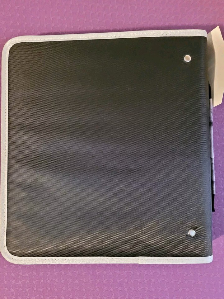 2" Sewn Zipper Binder with Expansion Panel Gray/Black - Five Star | eBay