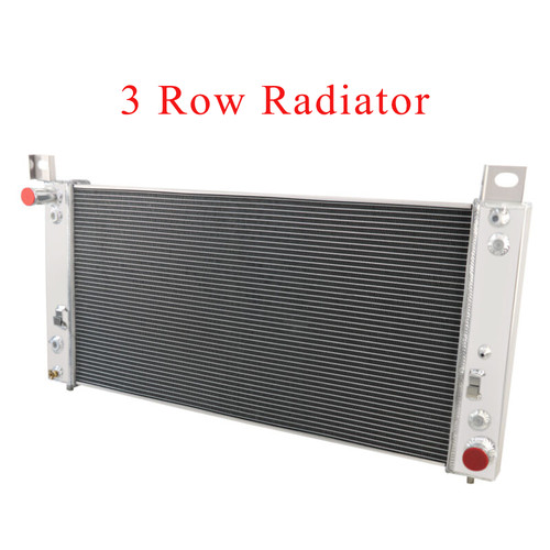 Aluminum 3 ROW Radiator FOR Chevy GMC Silverado 1500 2500&Sierra Yukon ...