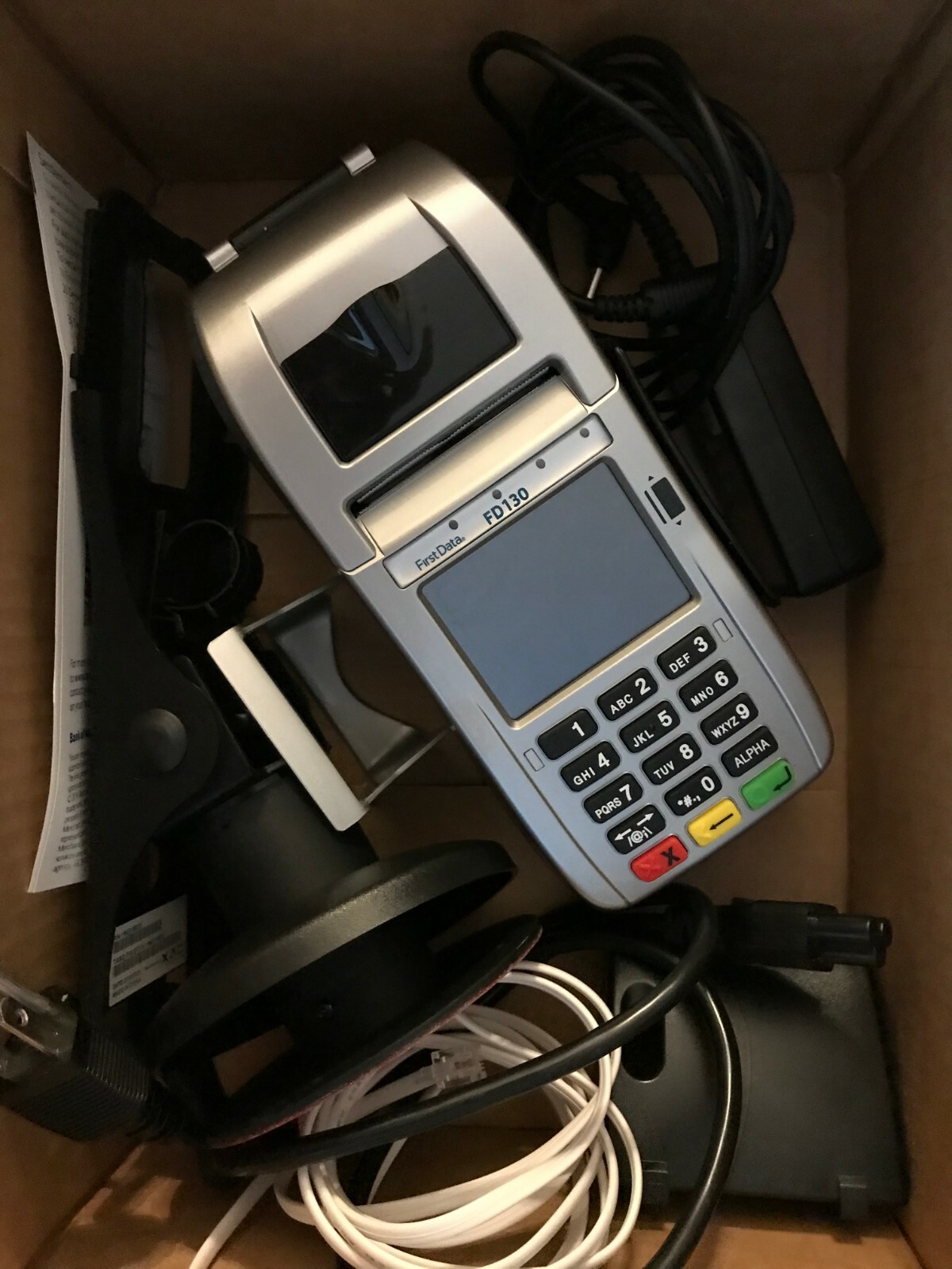 First Data FD130 EMV NFC Dial/IP Credit Card Machine | eBay