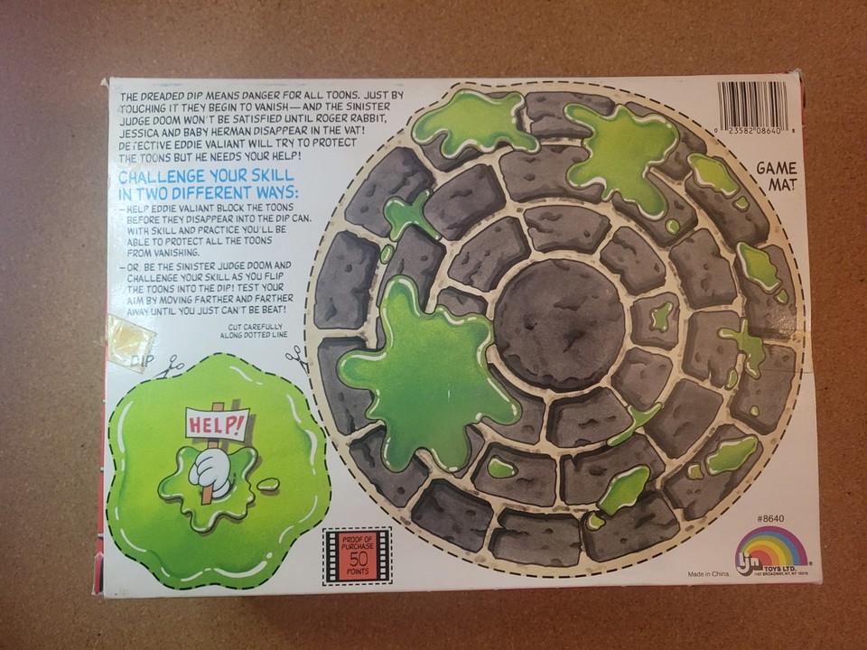 WHO FRAMED ROGER RABBIT DIP FLIP PLAYSET LJN 1988 | eBay Australia