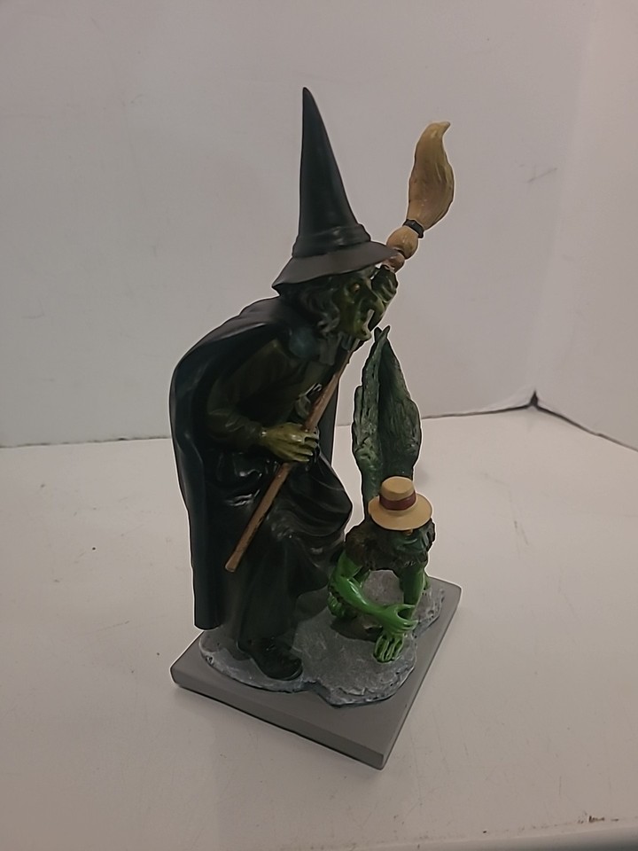Bradford Exchange Wizard of Oz Bookend Wicked Witch & Flying Monkey ...