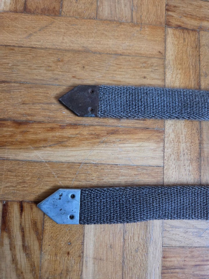 2 Riemen Sturmgepäcktasche einstrich keinstrich Felddienst NVA Uniform ...