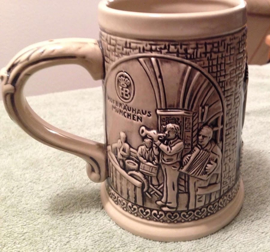 Gerz W. German Munchen Stein Mug West Germany Wizard Band House Kitchen ...