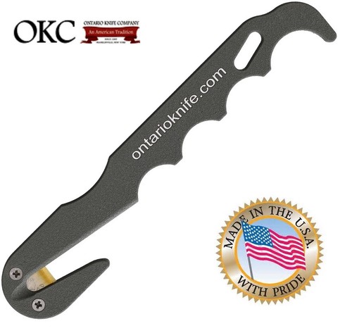 Ontario knife Strap Cutter Model 4 Forest Green Made In USA | eBay