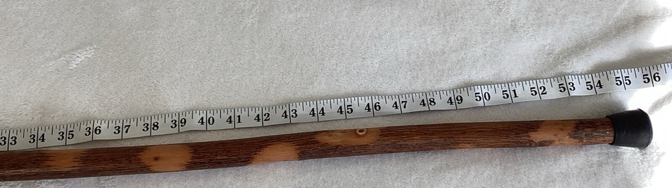Brazos Rustic Wood Walking Stick, Hickory, Traditional Style Handle 55 ...