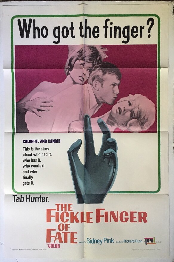 The Fickle Finger Of Fate Original Movie Poster One Sheet Movie Pin-up ...