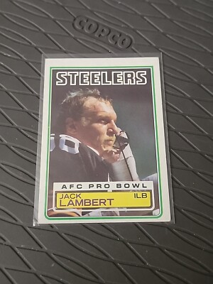 Jack Lambert 1983 TOPPS Football Card | eBay