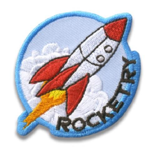 Boy Girl Cub ROCKETRY Fun Rockets Stomp Rocket Patches Badges GUIDE ...