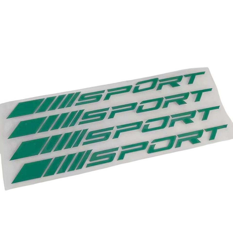 8X Decal Sticker Vinyl Universal SPORT Logo Decals Mark Car Wheel Rim ...