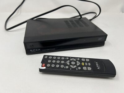 Apex DT250A Digital TV Converter Box. Analog Pass Through with Remote ...