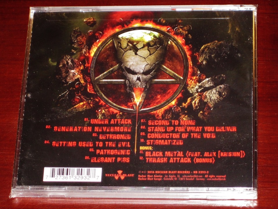 Destruction: Under Attack CD 2016 Bonus Tracks Nuclear Blast Records ...