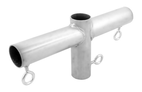 1-3/8" 4-Way Side Wall Fitting for Canopy Frame - 16 Gauge Galvanized ...