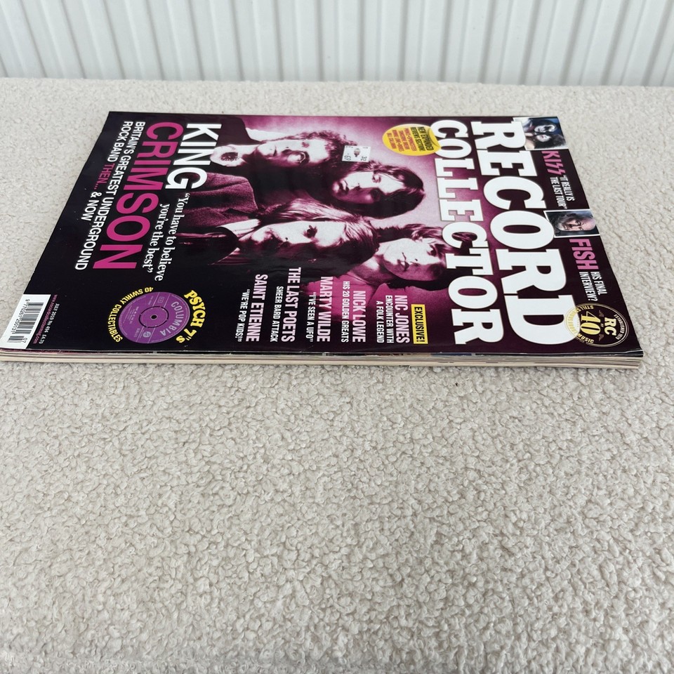 Record Collector Magazine No 494 July 2019 Feat Kiss, King Crimson Very ...
