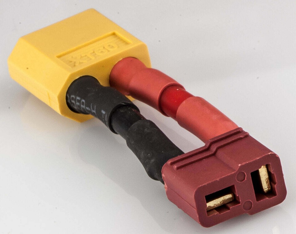 XT60 Male to Female T-Plug - 3CM / 12awg Wire | eBay