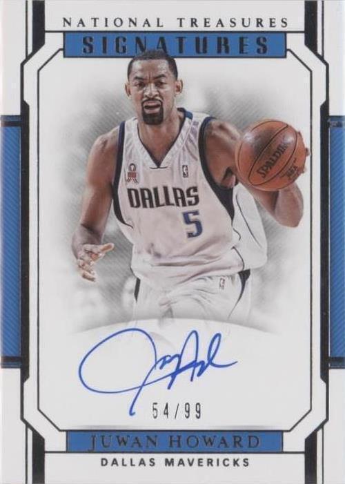 2018-19 Panini National Treasures - Signatures Juwan Howard #SG-JHW /99 ...