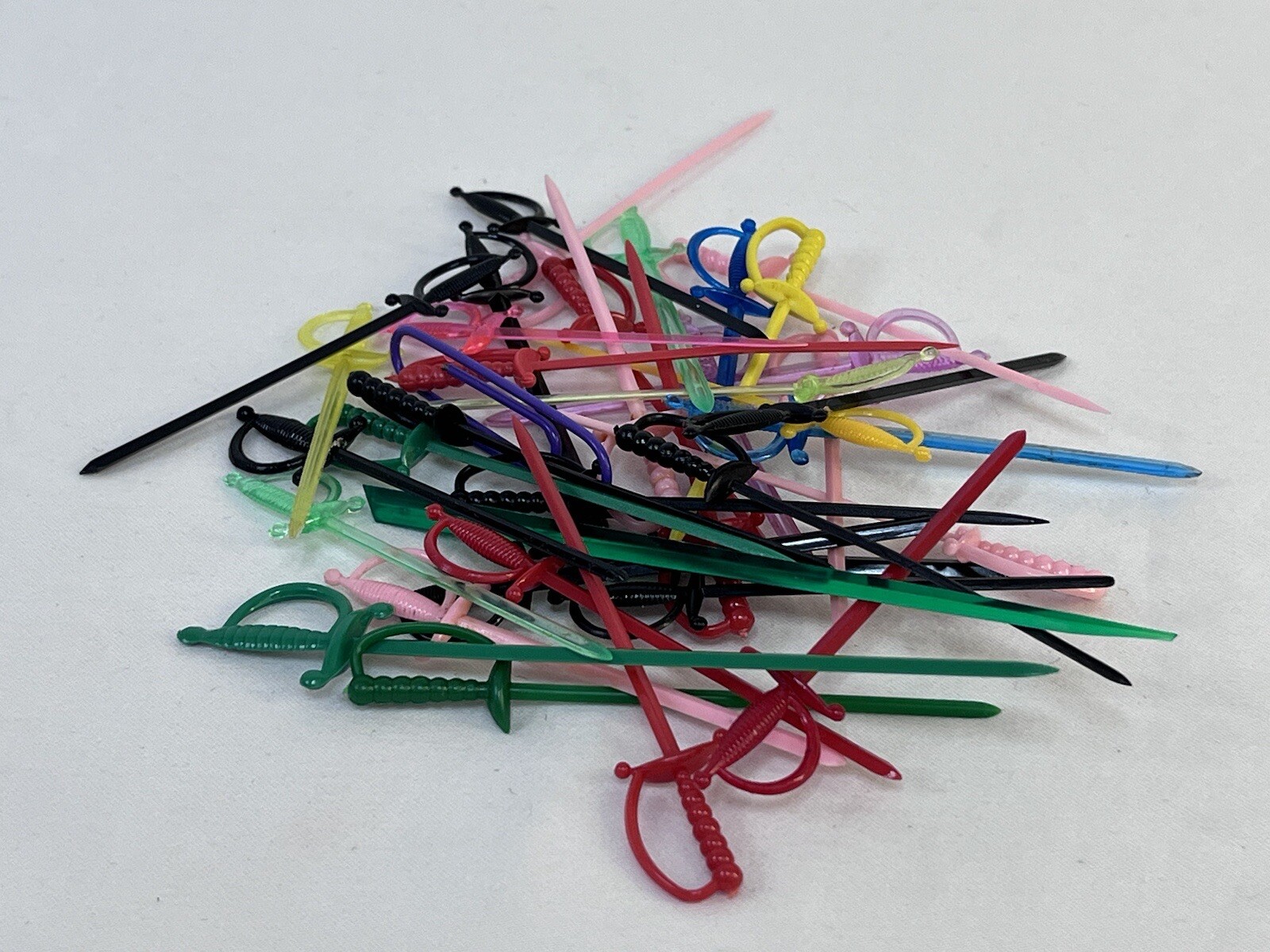 Lot of Vintage Swizzle Stir Sticks Skewer Swords Drink Retro Barware | eBay