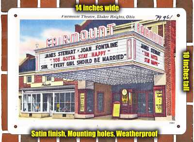 Metal Sign - Ohio Postcard - Fairmount Theatre, Shaker Heights, Ohio | eBay