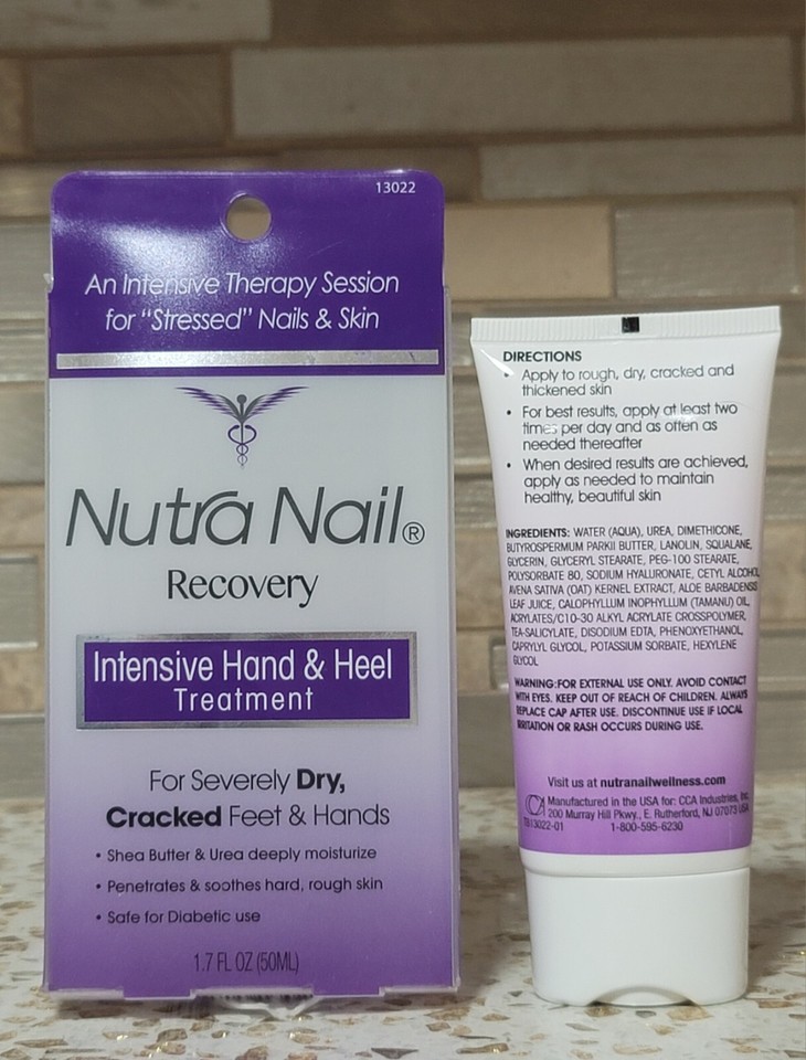 Nutra Nail Recovery Intensive Hand & Heel Treatment For Dry Cracked ...
