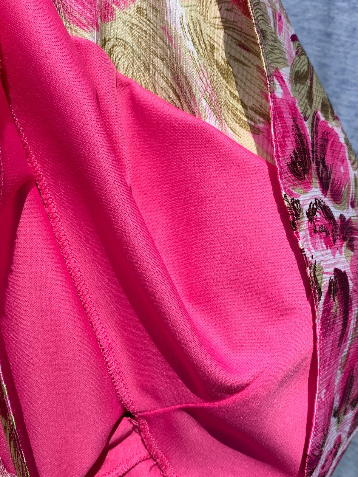 SALE @ CONNECTED Floral PINK ROSE Flapper Layered Dress Womens Sz 10 ...