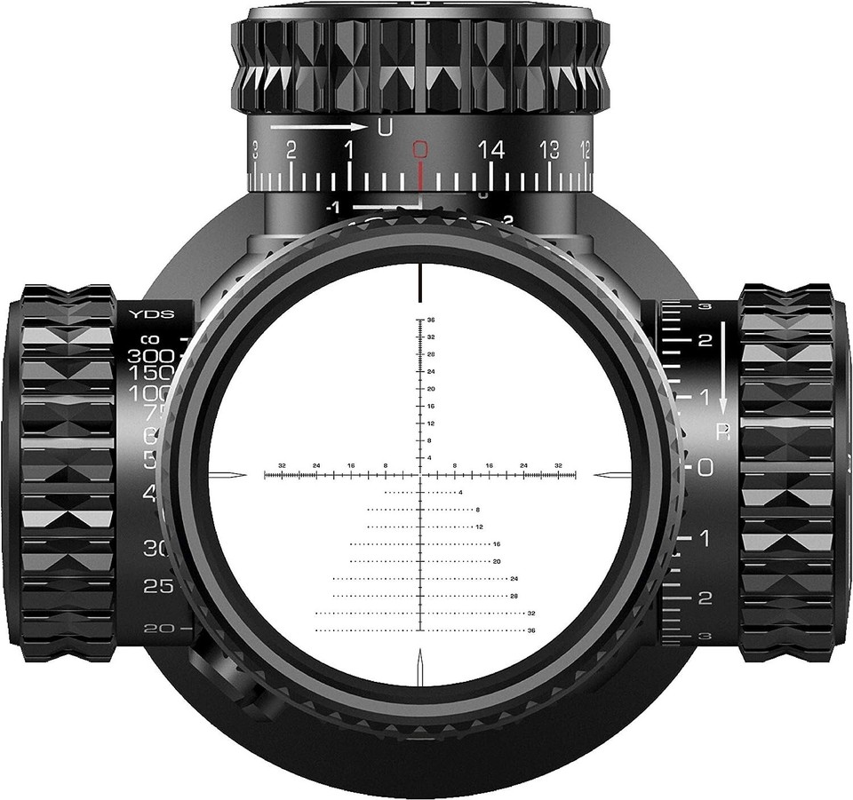 Burris Rifle Scope Swampfox Patriot FFP Variable 4X Optical Zoom Rifle ...