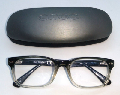 Occhiali LINK 1005 Eyeglasses Frames 51-18-135 Black/Clear | eBay