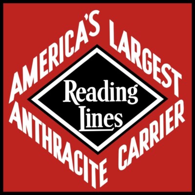 Reading Railroad Lines, Anthracite Carrier! NEW Sign 28" Square USA ...