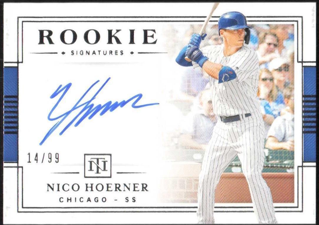 2020 Panini National Treasures - Rookie Signatures Nico Hoerner #RS-17 ...