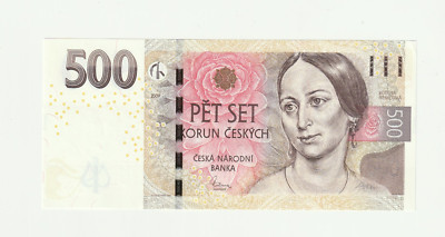 500 CZK KORUN CZECH BANKNOTE UNC 2009 RARE | eBay