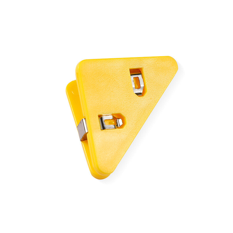 Book Paper Corner Clip Triangle Clip Snack Binder Clip Photo Stand ...