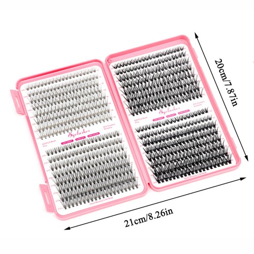 Individual False Eyelashes Segmented Cluster Eye Lashes Curl Lash Party ...